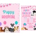Puppy Party Signs - Printable - Instant Download - Adopt a Puppy - Vet ...