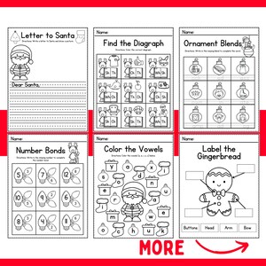 Kindergarten Worksheets - Printable - Homeschool - Teacher Resources ...