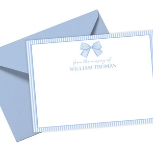 Nursery Card - Editable - Printable - Thank You Card - Baby Shower Card ...