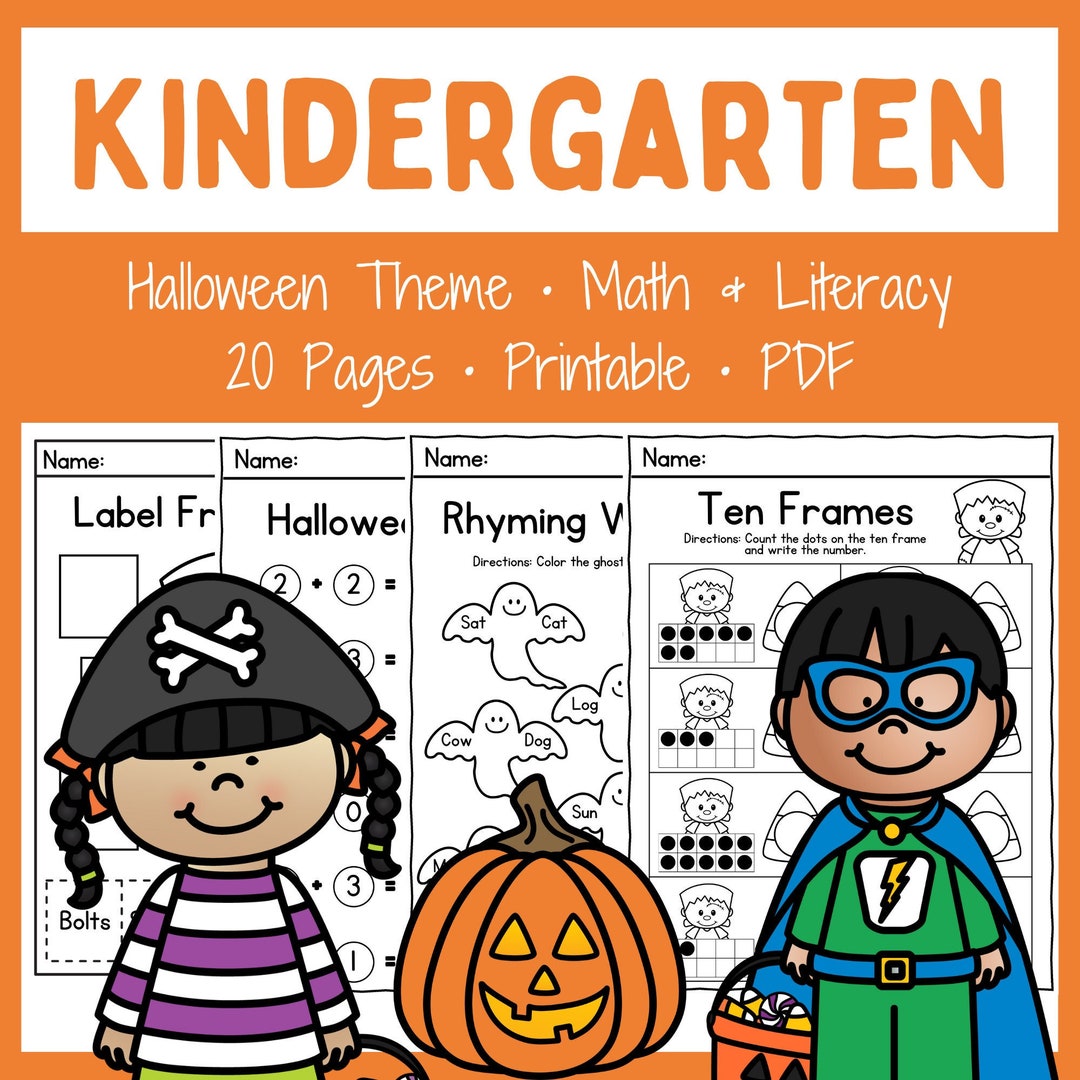 Kindergarten Worksheets - Printable - Homeschool - Teacher Resources ...
