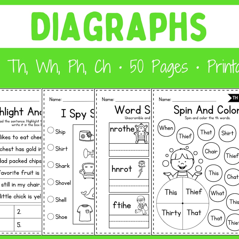 Blend and Diagraph - Etsy