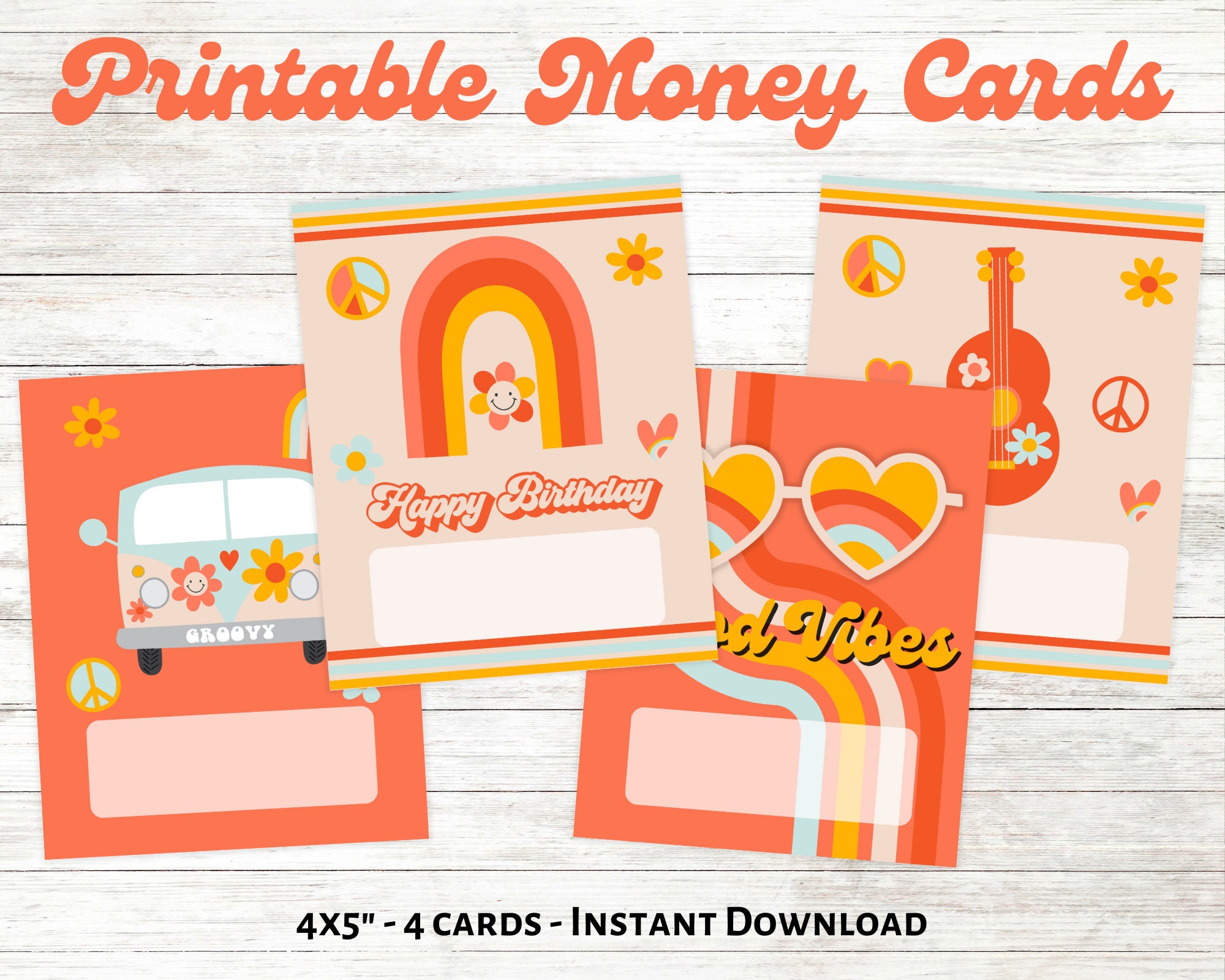 Printable Money Card Cash Card Birthday Card Instant - Etsy