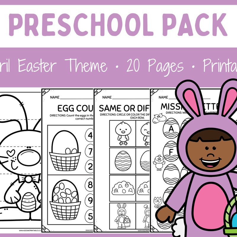 Easter Math Prek - Etsy