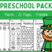 Preschool Pack Printable March Math Letters Instant Download Tracing ...