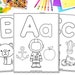 Coloring Pages - Printable - Alphabet - Worksheets - Kindergarten ...