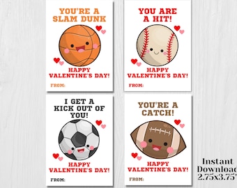 Football Valentine Cards | Etsy