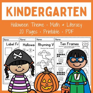 Kindergarten Worksheets - Printable - Homeschool - Teacher Resources ...