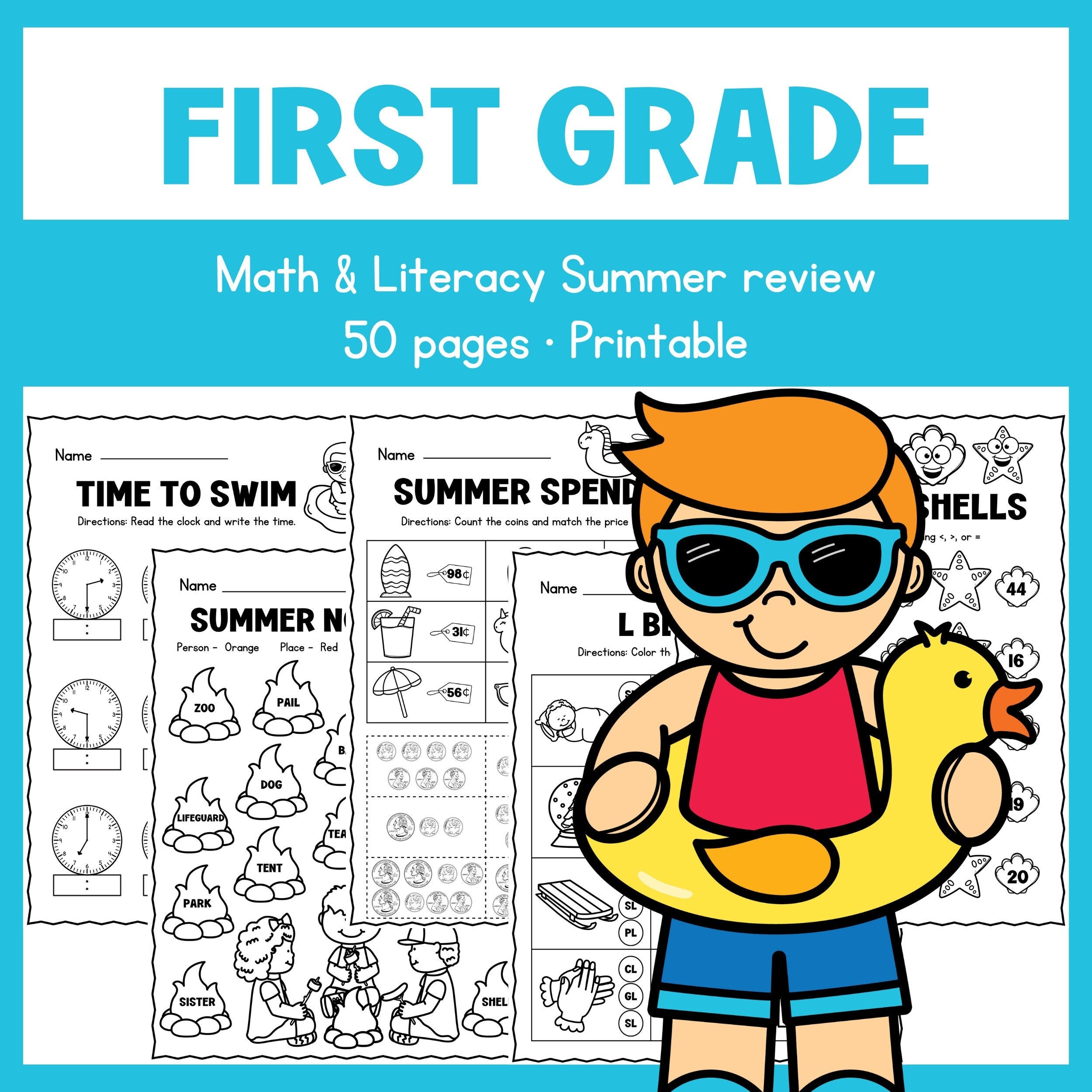 Hojas De Trabajo Largas Para Segundo Grado