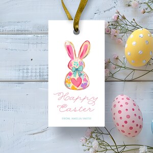 Editable Easter Gift Tags - Printable - Cute Easter Favor Tag - School ...