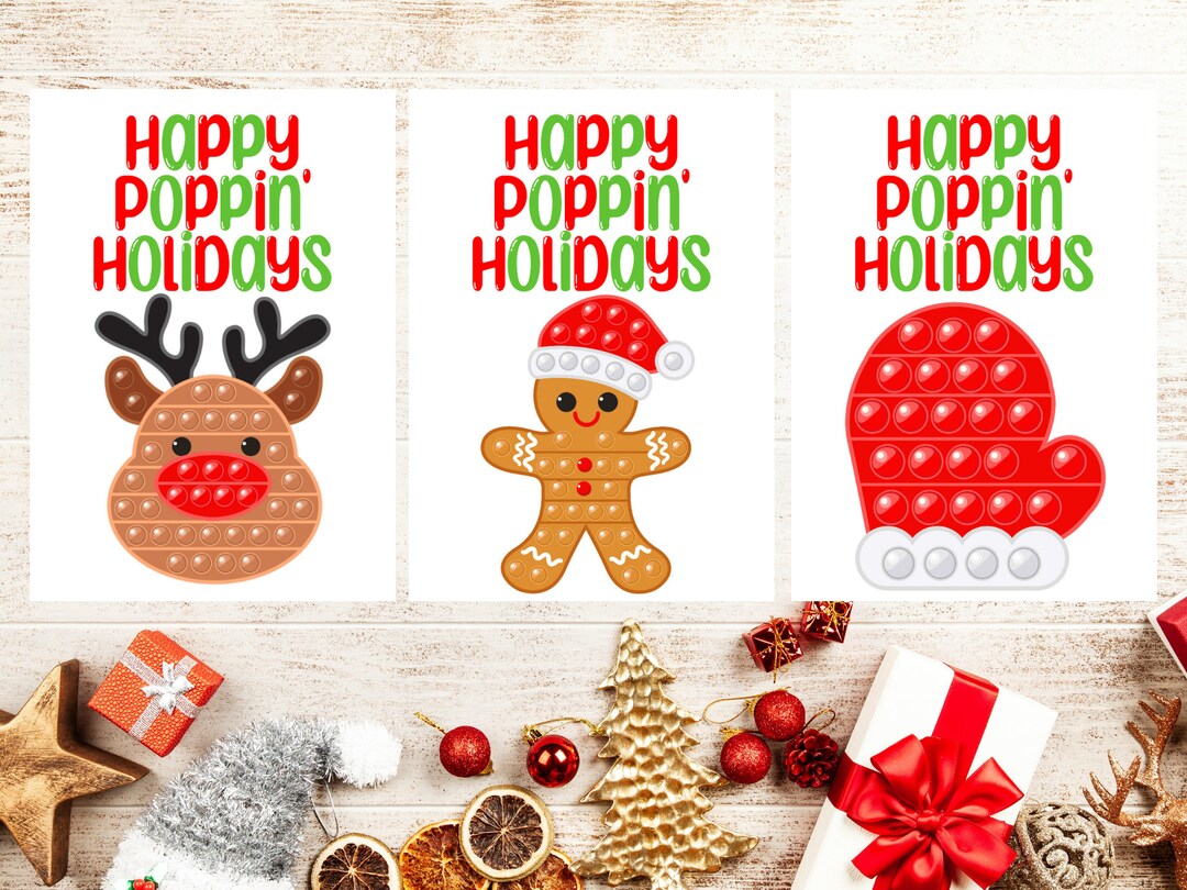 Pop It Gift Tags Printable Instant Download Pop It - Etsy Denmark