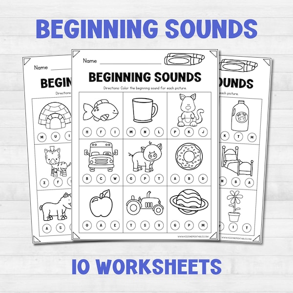 Beginning Sounds - Etsy