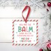 Lip Balm Gift Tags - Christmas - Printable - Staff Christmas - Teacher ...