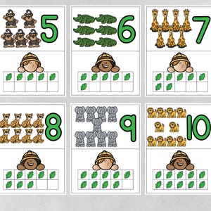 Preschool Activities - Printable - Safari - Homeschool - Teacher ...