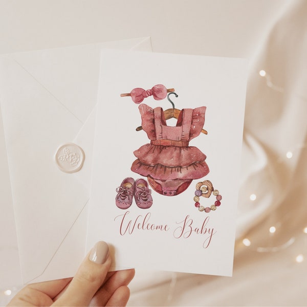 Printable Baby Shower Congratulations Card - Etsy