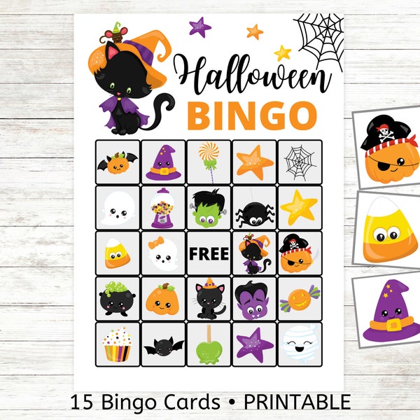 Instant Download Halloween Bingo - Etsy