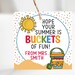 Summer Gift Tag Editable Printable Buckets of Fun Class Gift Tag School ...