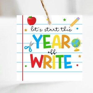 Printable Gift Tags - Back to School - Student - Teacher - Start This ...