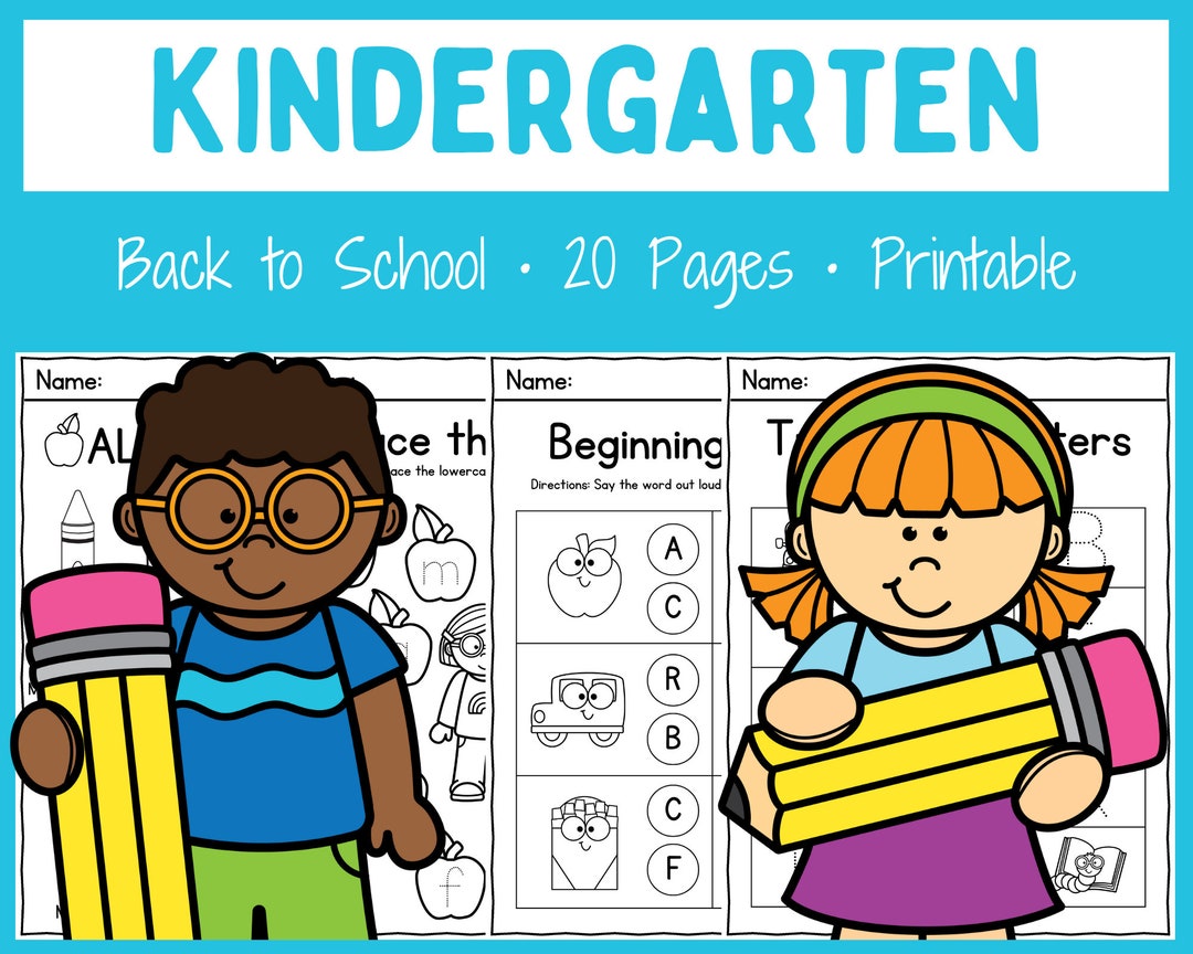 Kindergarten Worksheets - Printable - Homeschool - Teacher Resources ...