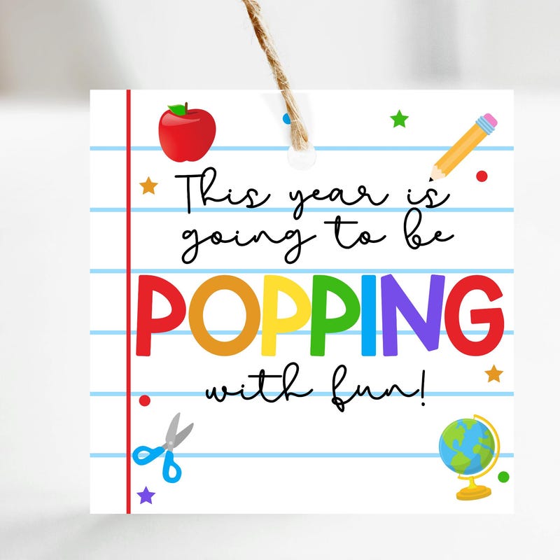 Thanks for Popping by Printable - Etsy
