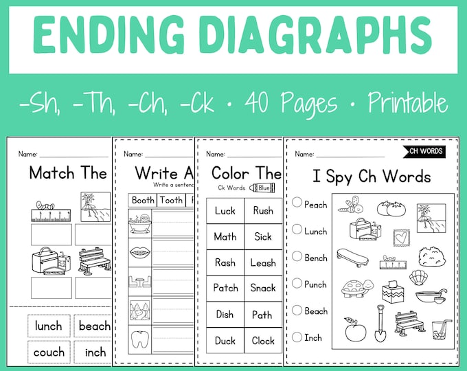 1st Grade at Home Learning Activities Week 4 - Etsy