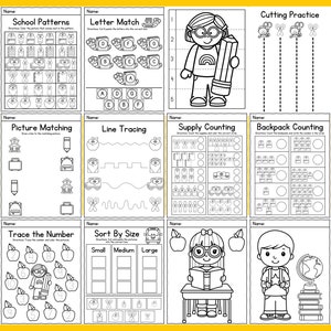Preschool Worksheets - Printable - Homeschool - Teacher Resources ...