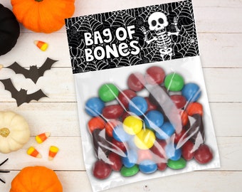 Halloween Bag of Bones - Etsy