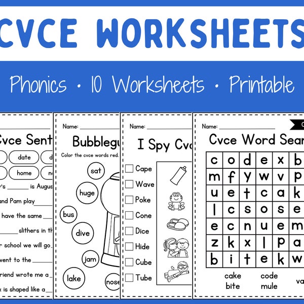 Teachers Phonics Worksheets - Etsy