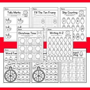 Kindergarten Worksheets - Printable - Homeschool - Teacher Resources ...