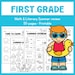First Grade - Summer Review - Worksheets - Printable - Homeschool ...