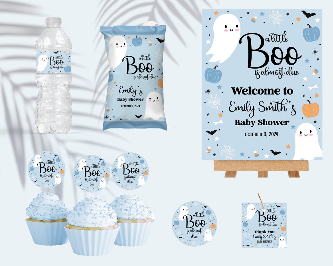 Little Boo is Almost Due - Halloween Baby Shower - Printable ...