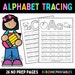 Alphabet Tracing Worksheets Printable Instant Download Letters Prek ...