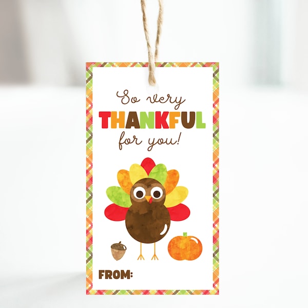 Thanksgiving Tags - Etsy