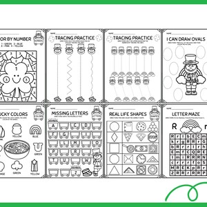 Preschool Pack - Printable - March - Math - Letters - Instant Download ...