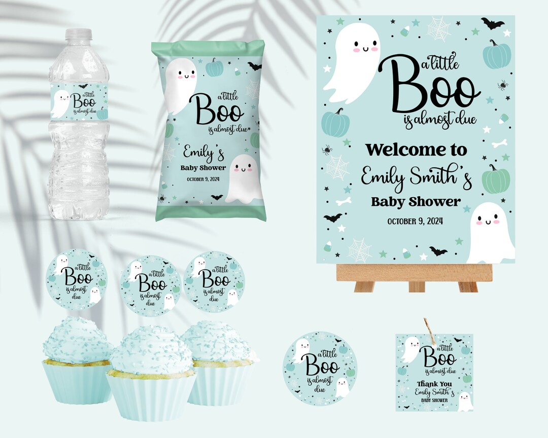 Little Boo is Almost Due - Halloween Baby Shower - Printable ...