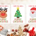 Pop It Tags Printable Christmas Gift Tags Favor Tags - Etsy