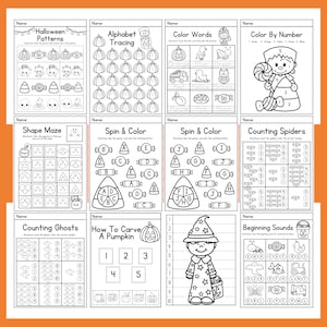 Preschool Worksheets - Printable - Homeschool - Teacher Resources ...