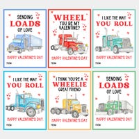 Red Truck Valentine SVG, Red Truck SVG Valentine SVG, Valentine's Day ...