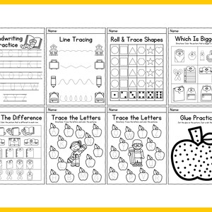 Preschool Worksheets - Printable - Homeschool - Teacher Resources ...