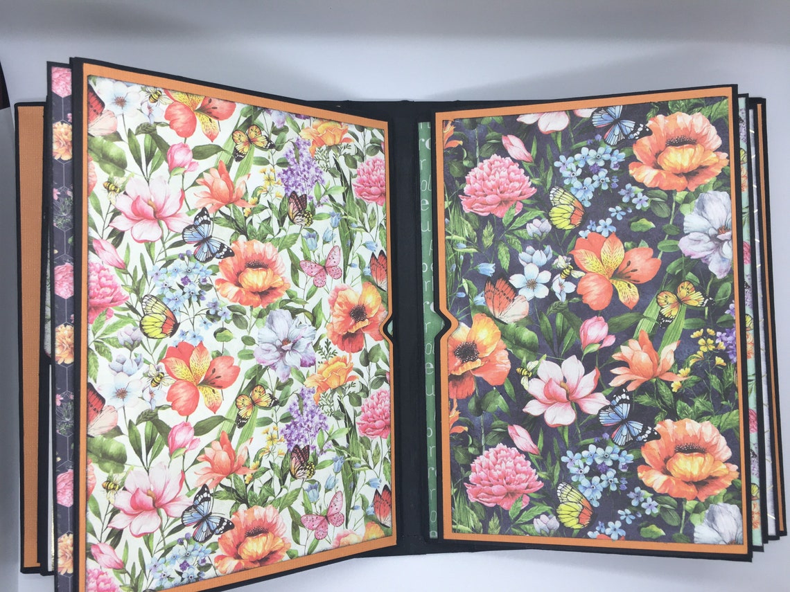 Floral memories Mini Album - Etsy