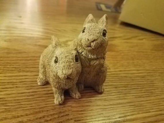 SC-270 Stone Critters Bunnies Sculpture - Etsy
