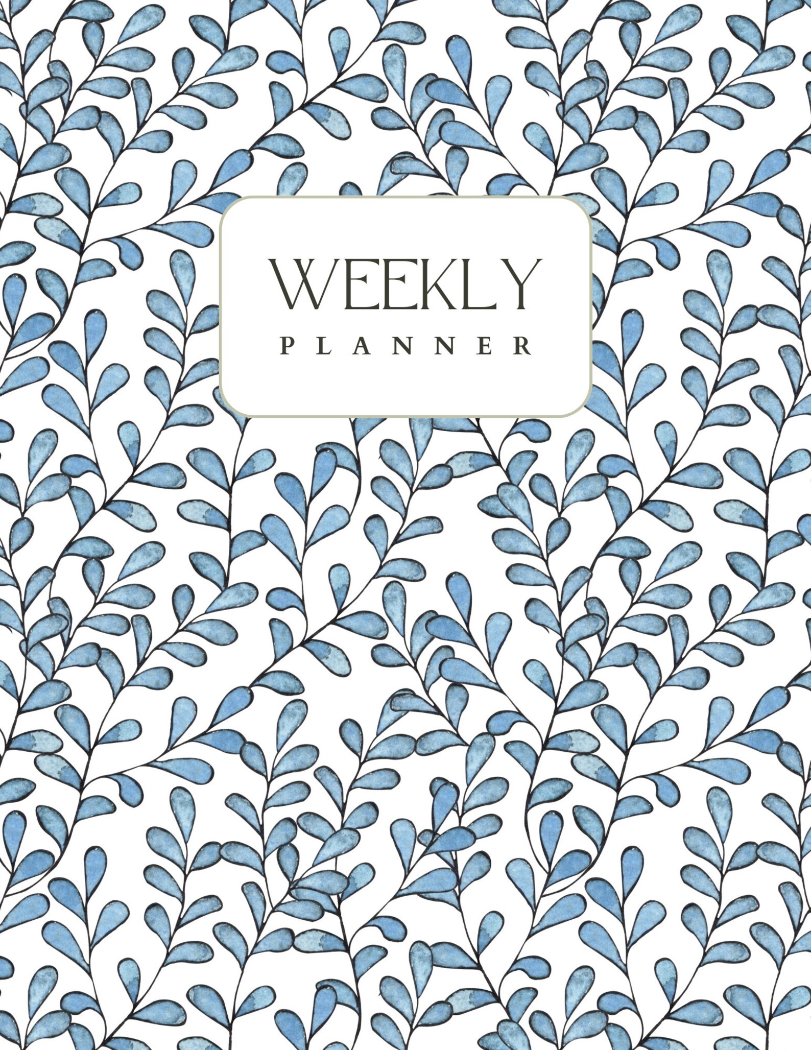 Digital Weekly Planner, Customizable Weekly Planner, Printable Weekly ...