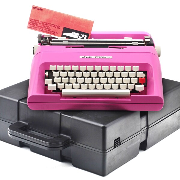 Pink Typewriter - Etsy UK
