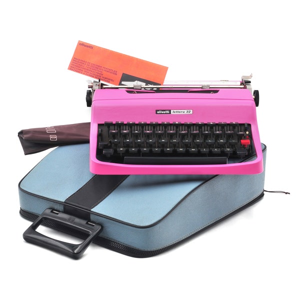 Pink Typewriter - Etsy