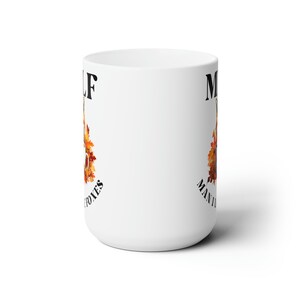 Fox Coffee Mug, Man I Love Foxes MILF Ceramic Cup, Fox Lover Gift ...