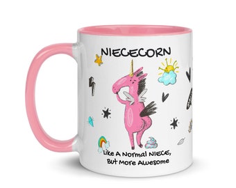 Nieceicorn Mug Unicorn Like A Normal Niece but More Awesome - Etsy