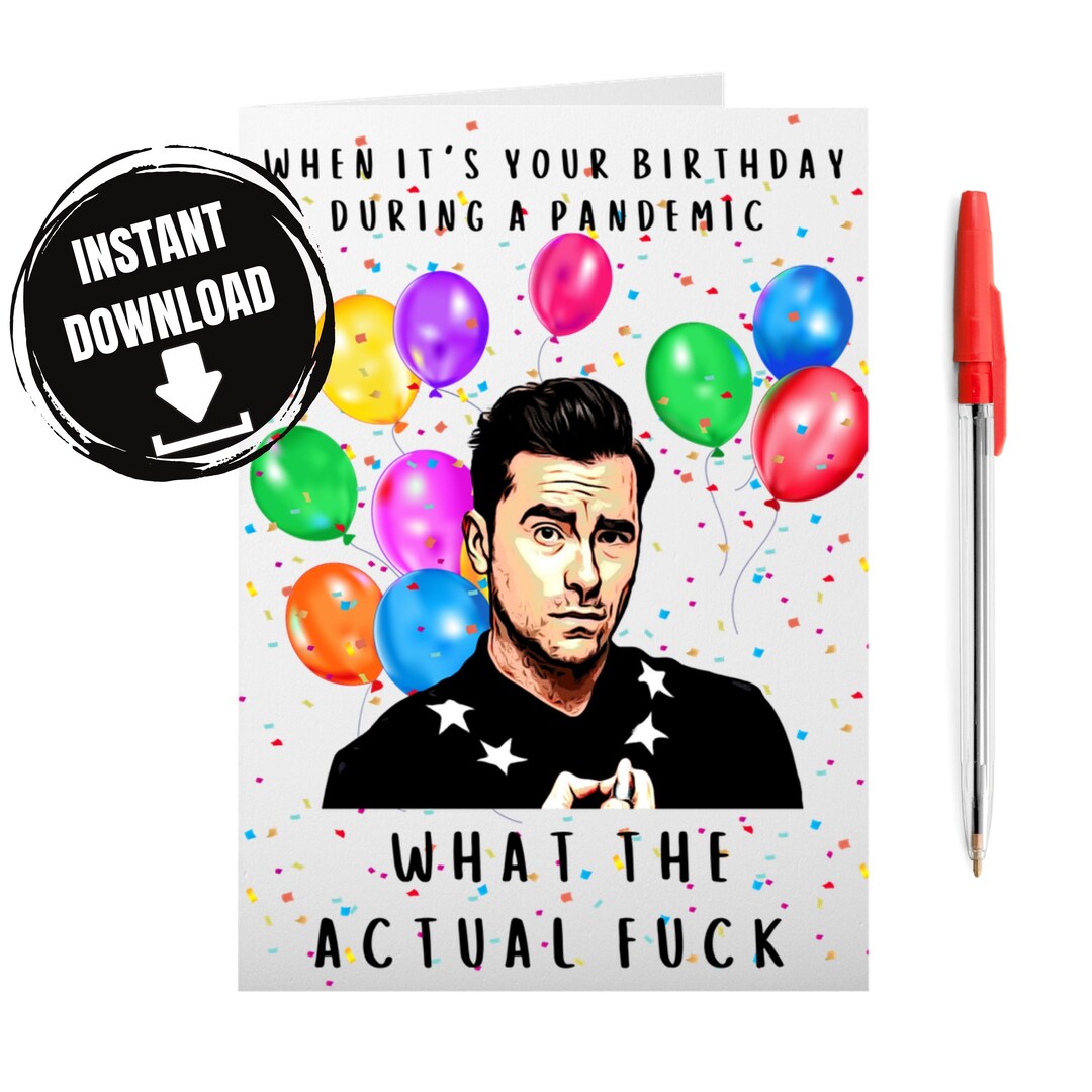 Printable David Rose Birthday Card David Rose Card Creek - Etsy