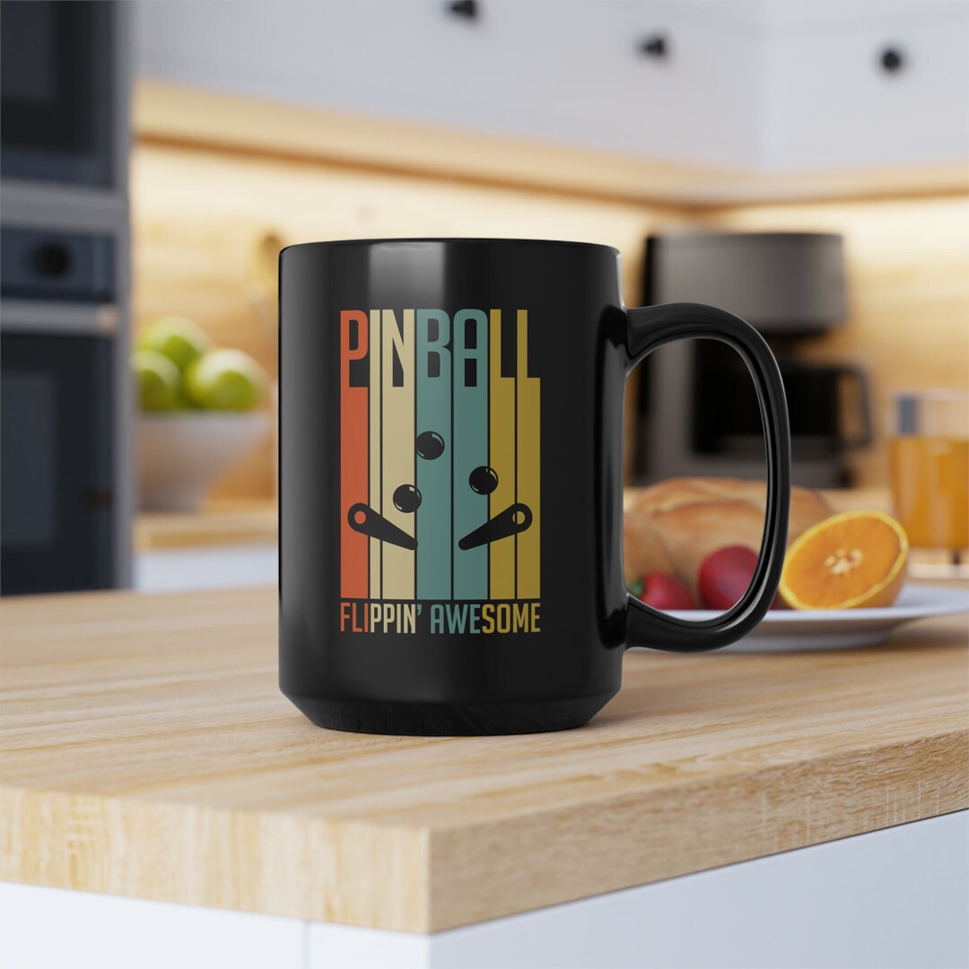 Pinball Gift, Pinball Mug, Flippin Awesome Pinball Player Mug, Pinball ...