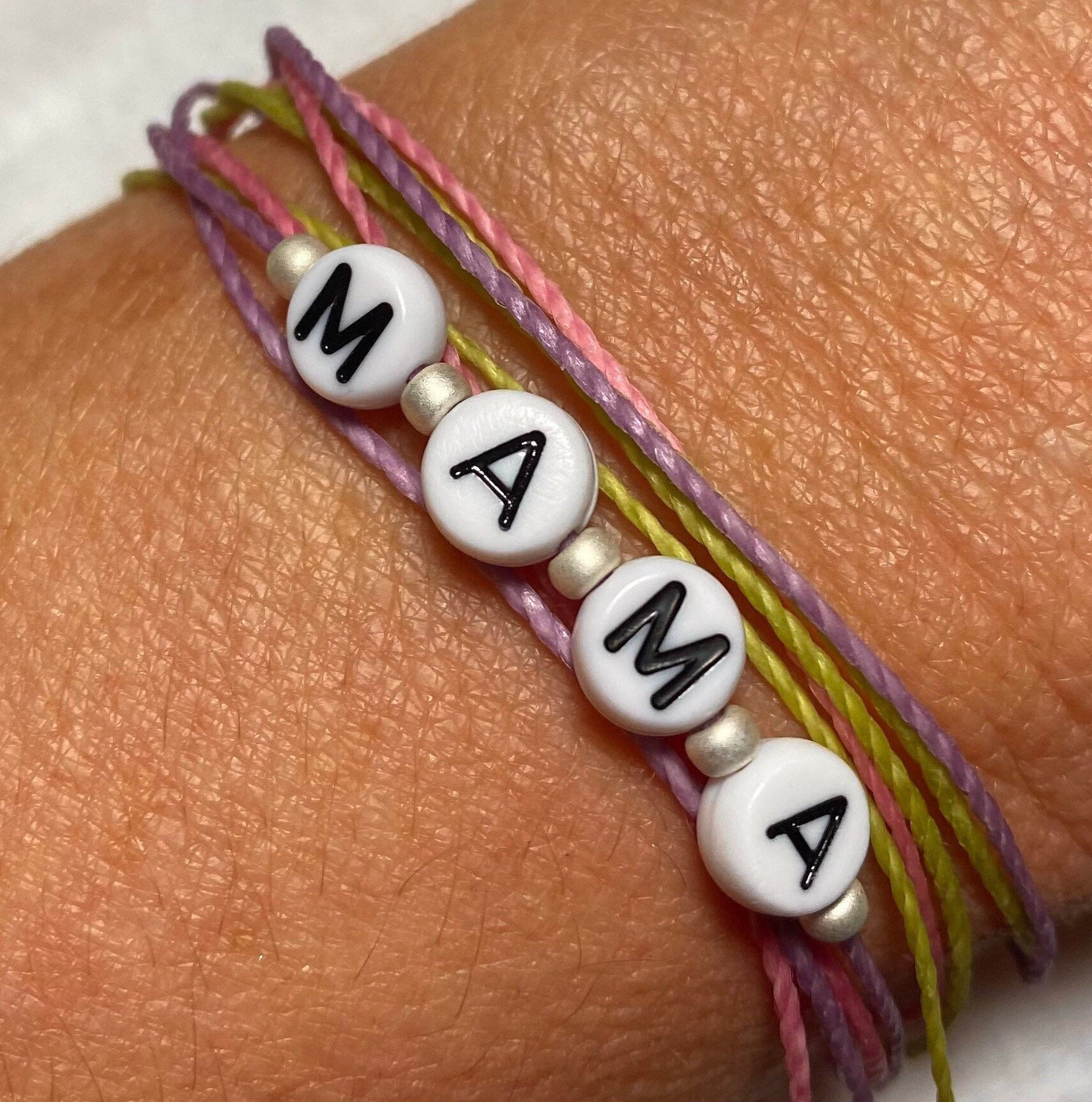 BIRTHSTONE Bracelet Mommy Mama Mom Mum Bracelet Pura Vida | Etsy