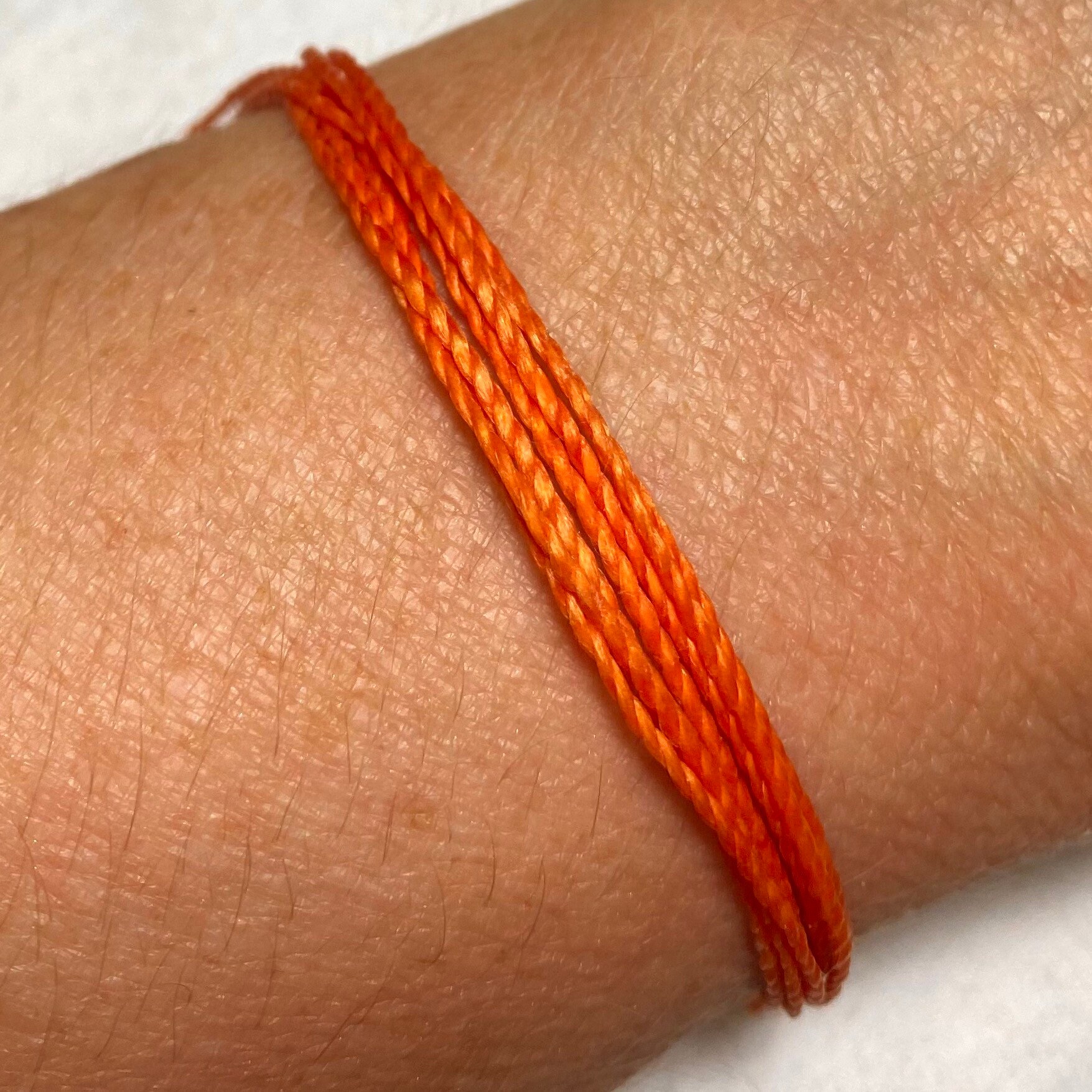 ORANGE String Bracelet for Kidney Disease/Cancer Leukemia | Etsy