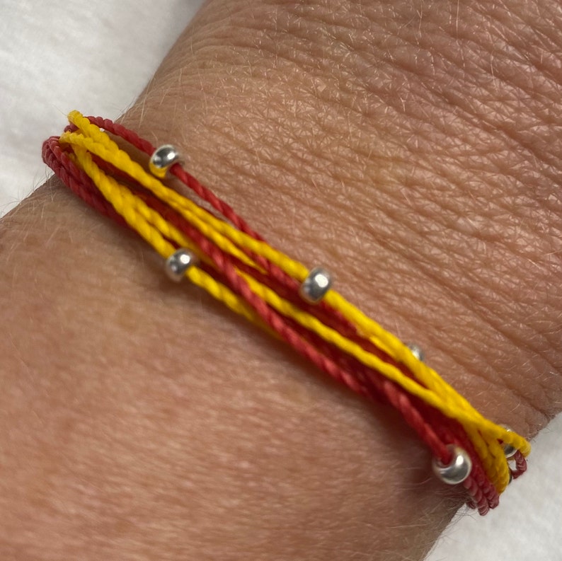 KC CHIEFS Football Bracelet Chiefs Jewelry NFL Charm - Etsy
